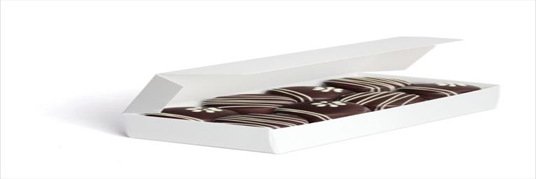 One Pound White Candy Box