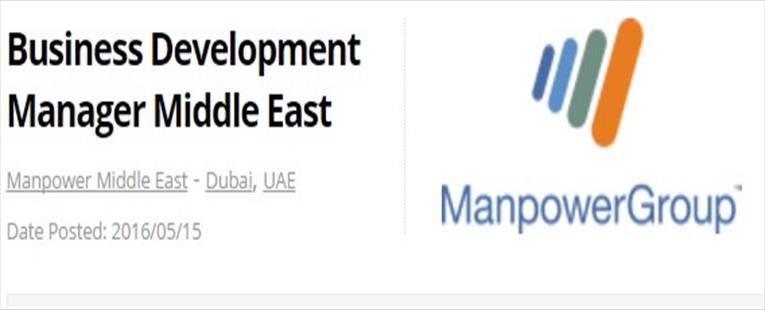 Business Development Manager Middle East / Dubai