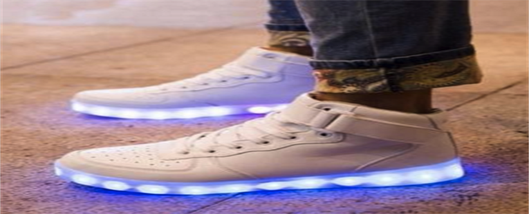 Unisex USB LED Light Lace Up High Luminous Shoes Sportswear Couple ...