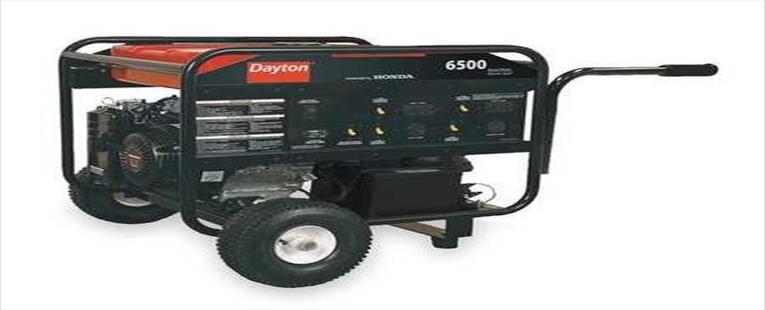 DAYTON 2ZRP9, Portable Generator, Rated Watts6500, 389cc