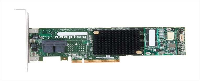 Adaptec 2274300-R 7805QSingle PCI-Express 3.0 x8 SATA / SAS 8-Ports SAS ...