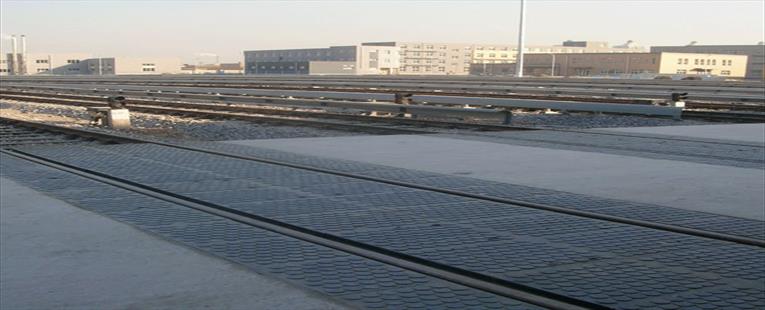 Safe and Efficient Railway Rubber Crossing Plate