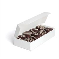 One Pound White Candy Box